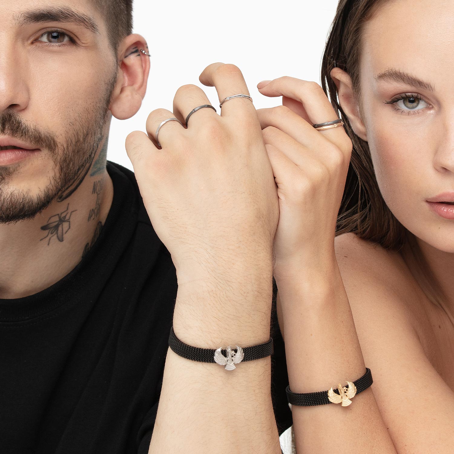 Farvahar Mikhi Thin Ring | Pegah Jewellery